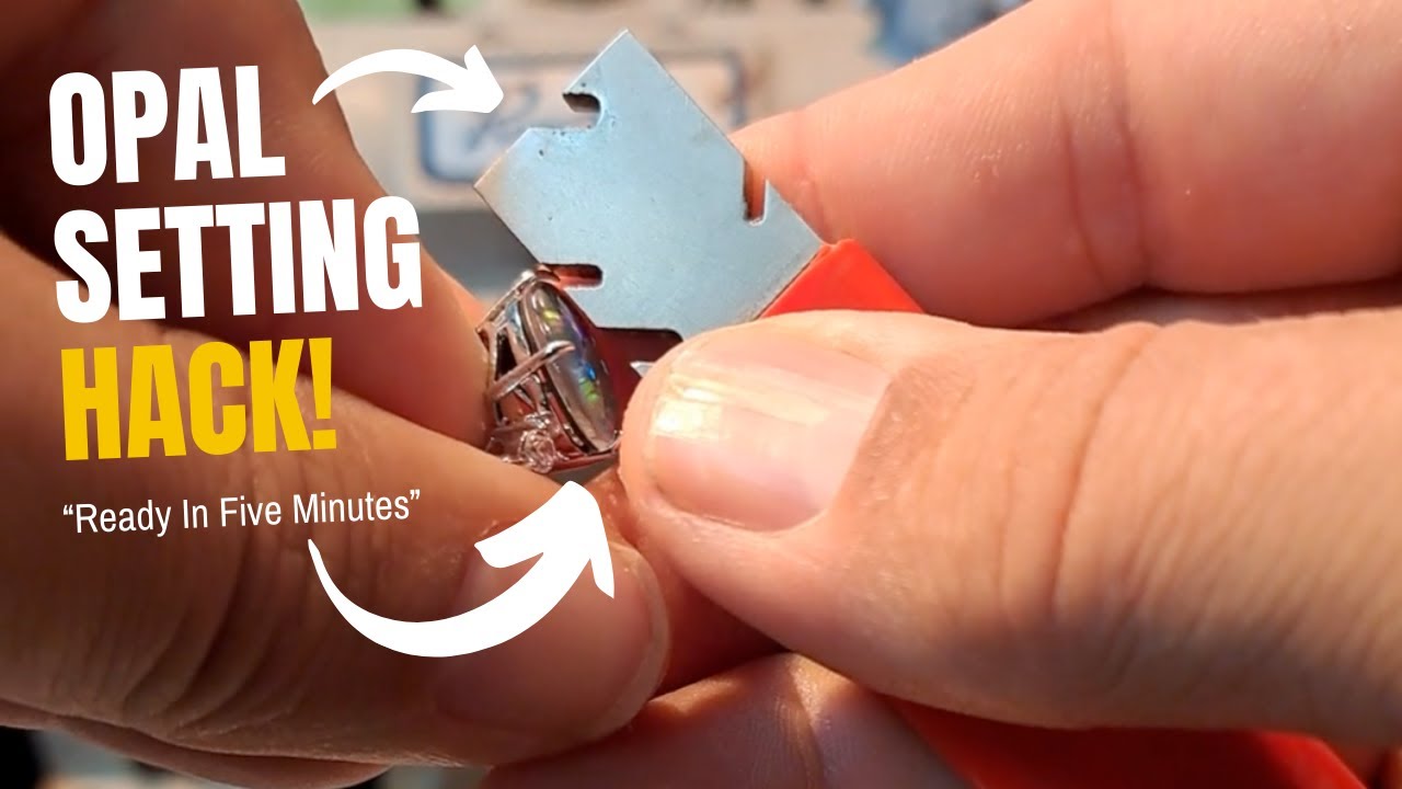 Opal Setting HACK - Quick and Easy Opal Tutorial - YouTube