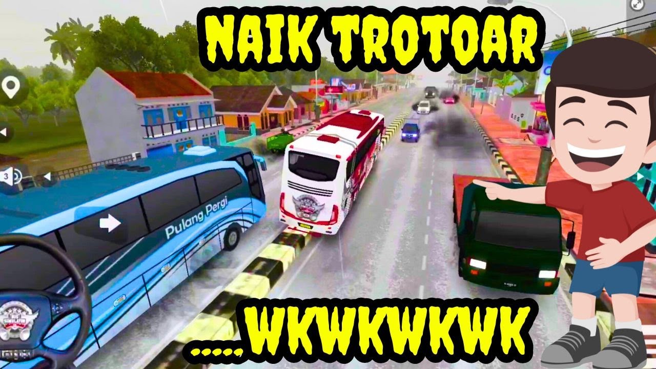 BUS OLENG UGAL UGALAN | BUS SIMULATOR INDONESIA (TELOLET 74) - YouTube