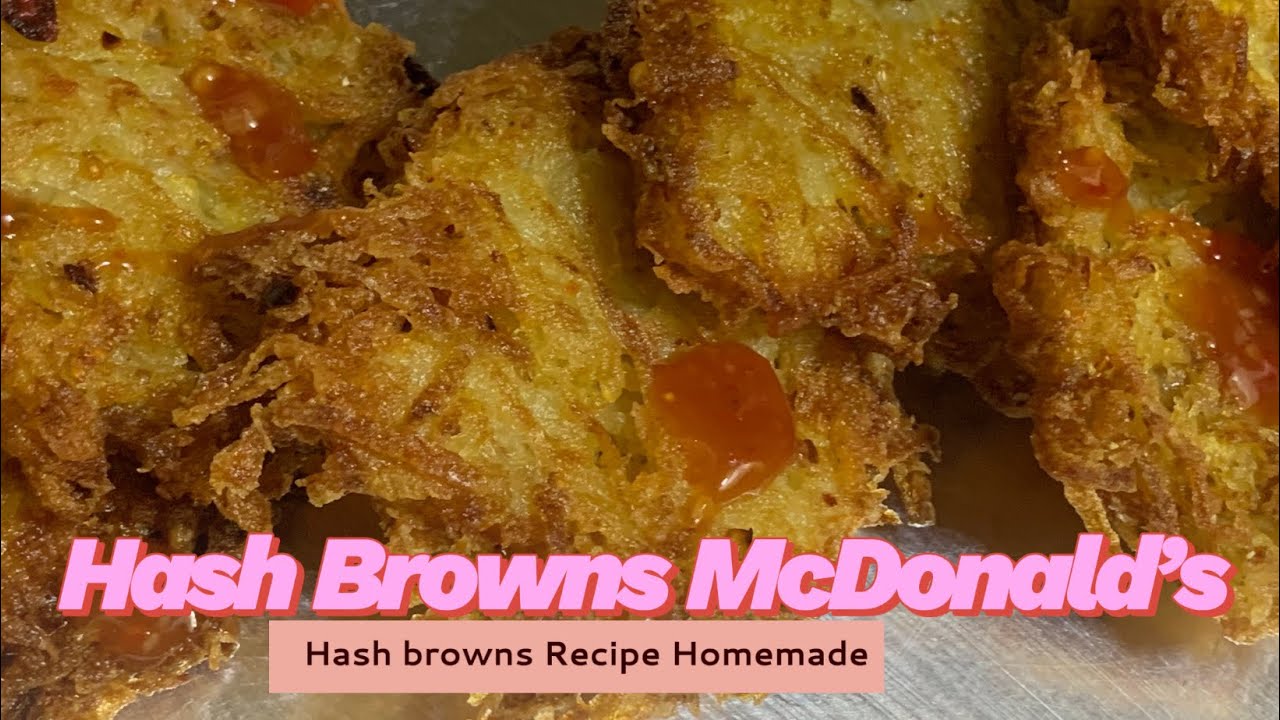 McDonald’s Hash Browns Recipe | Potato Snacks Recipe | Quick and Easy ...