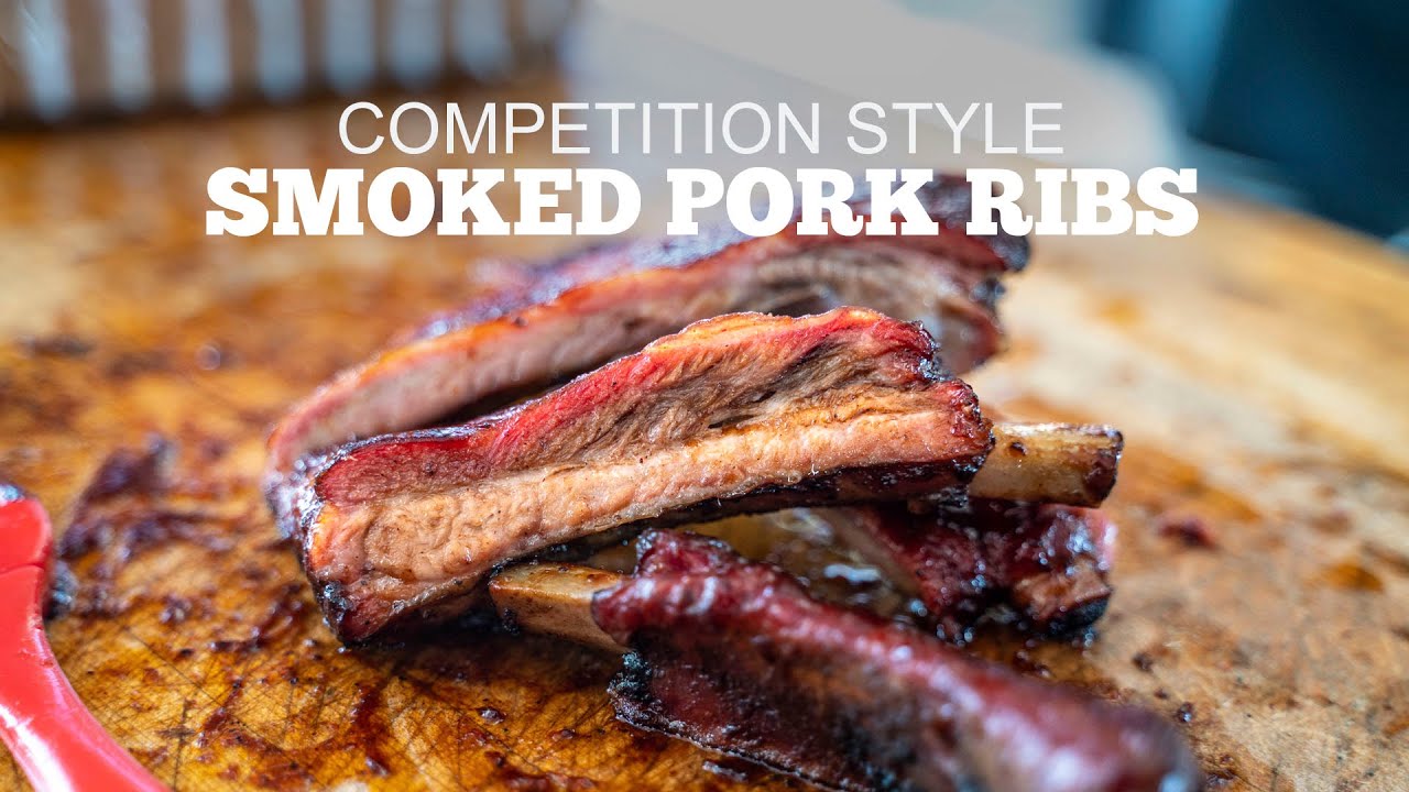 Competition Style Smoked Pork Ribs - YouTube