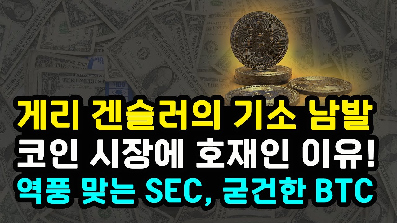 Sec 게리 겐슬러의 제소 남발이 코인 시장에 장기 호재인 이유 바이낸스 코인베이스 물러서지 않겠다 비트코인 이더리움