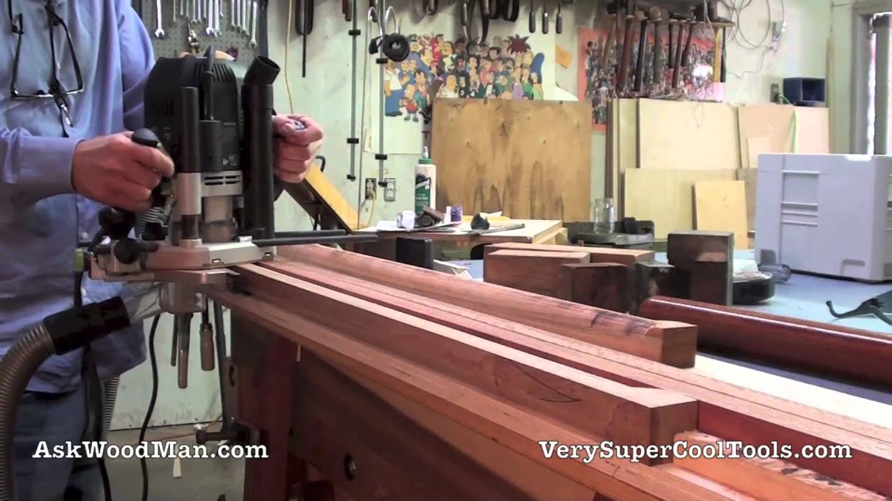 How To Make Wood Cylinders With A Router - 3 of 7 - YouTube