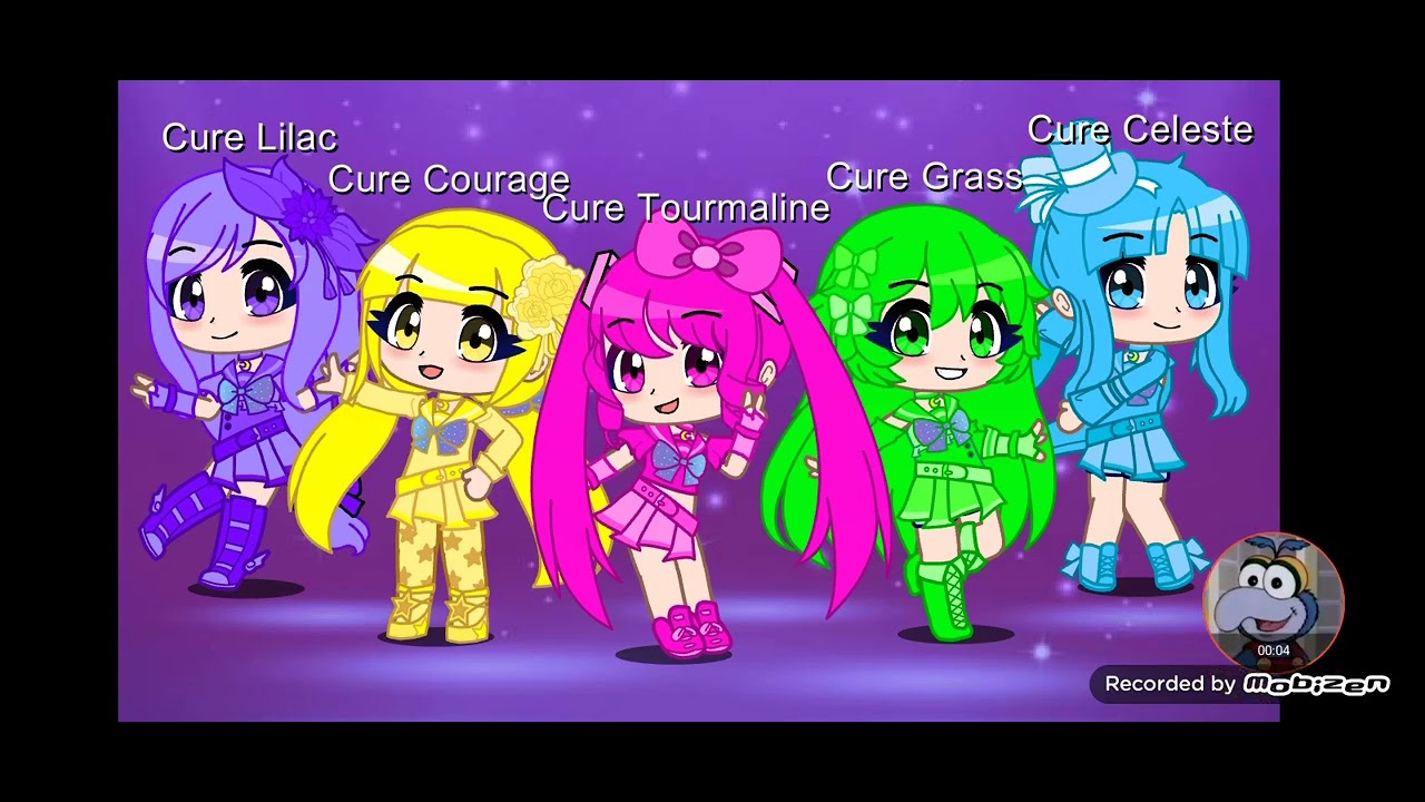 Magic Light Precure Group Transformation pose - YouTube