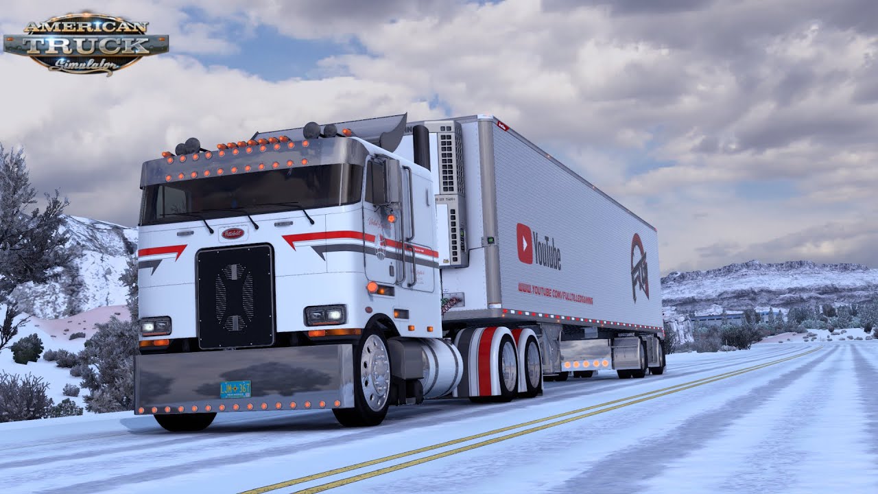 Peterbilt 362 WHITE OUT Conditions in UTAH (Detroit Diesel 60 Series ...