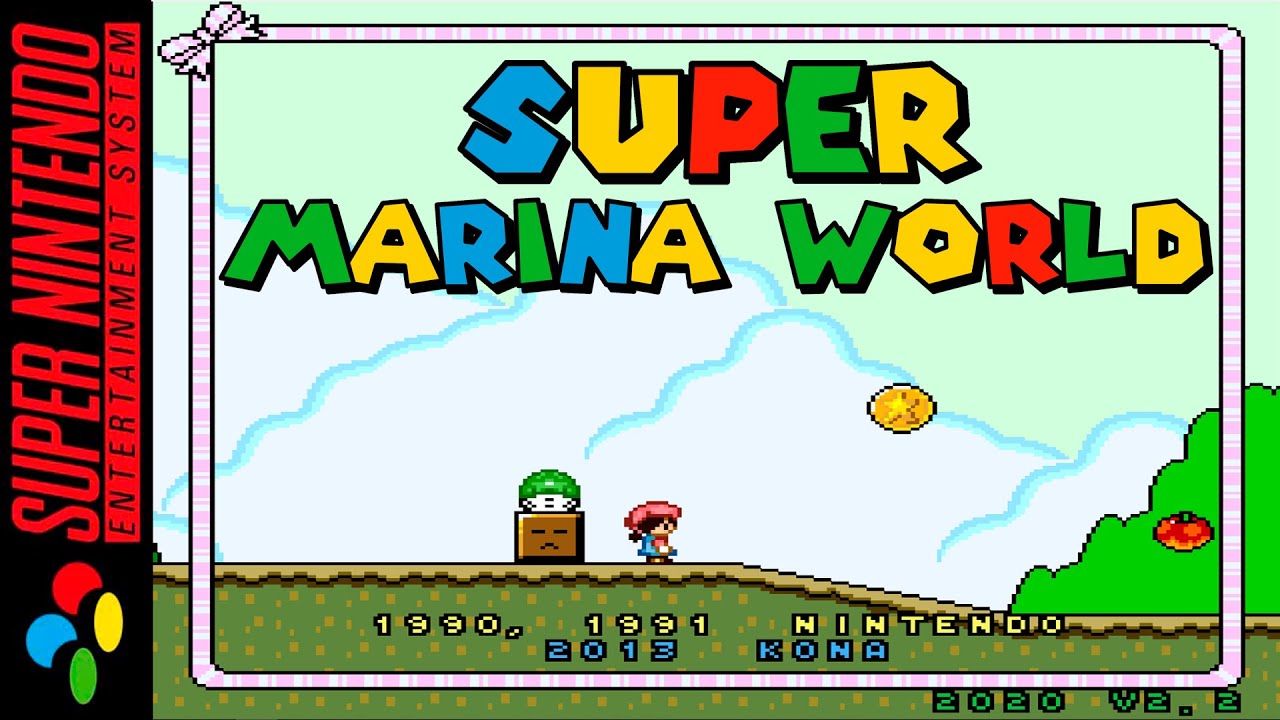 🔴SUPER MARIO WORLD HACK - SUPER MARINA WORLD #3 - YouTube