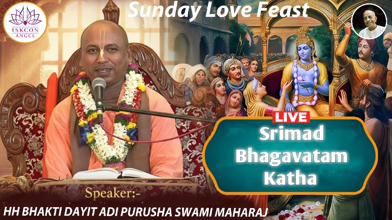 Sunday Special Love Feast Lecture by HH Bhakti Dayit Adi Purusha Swami ...