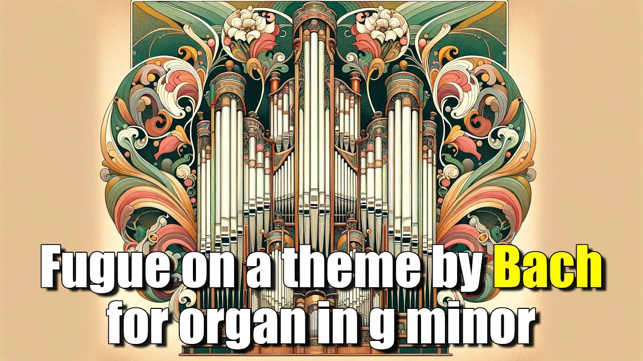 26. Fugue on a theme by Bach for organ in g minor - YouTube