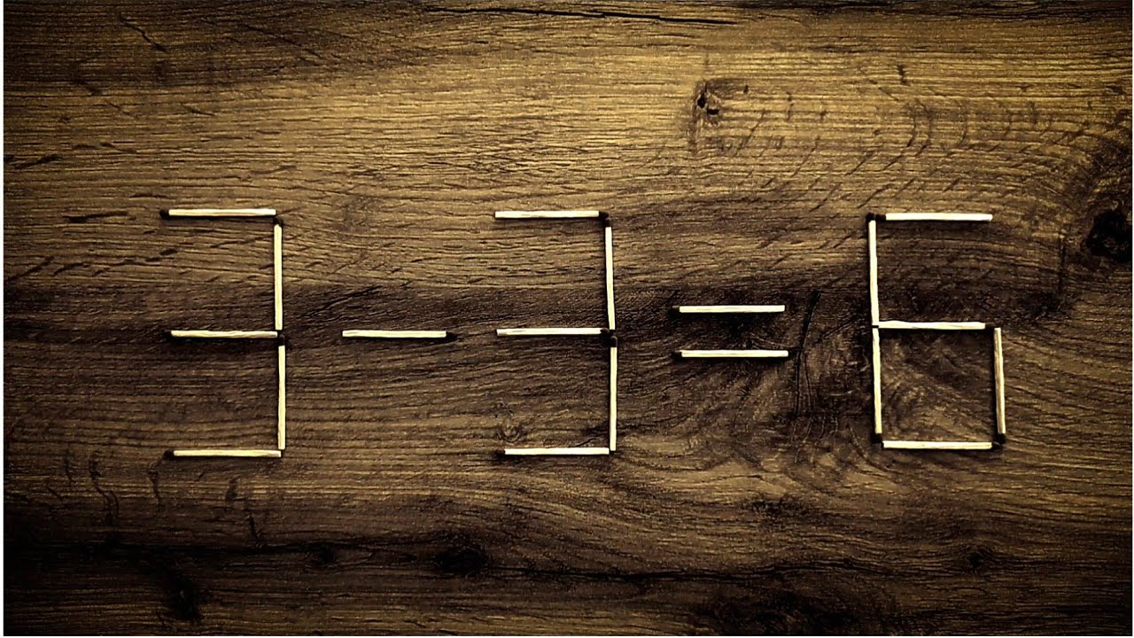 Puzzles Move only one match... | Math puzzle №2 - YouTube