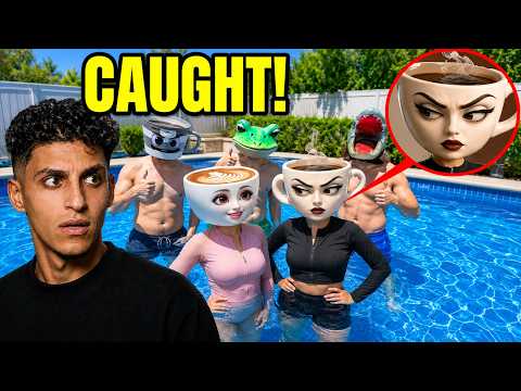 I CAUGHT BALLERINA CAPPUCCINA SISTERS ON A POOL DATE IN REAL LIFE! (ITALIAN BRAINROT)