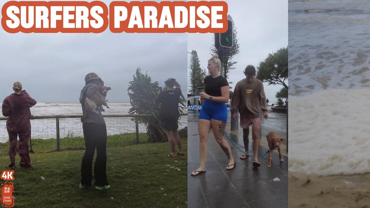 [4k] Doomsday Scene - Surfers Paradise After Cyclone Alfred 8 Mar 2025 |Gold Coast | QLD ...