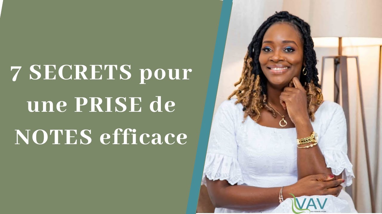 7 Secrets pour une prise de notes efficace - YouTube