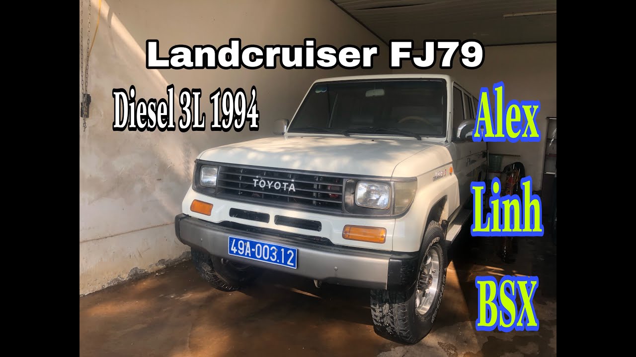 Toyota landcruiser FJ79 máy dầu diesel con xe sưu tầm hoàn hảo - YouTube