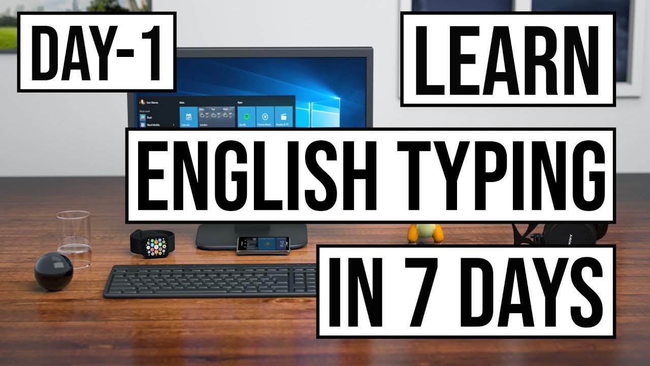 English Typing Course- DAY 1 | Free Typing Lessons | Touch Typing Course | THE BOYS 240 - YouTube
