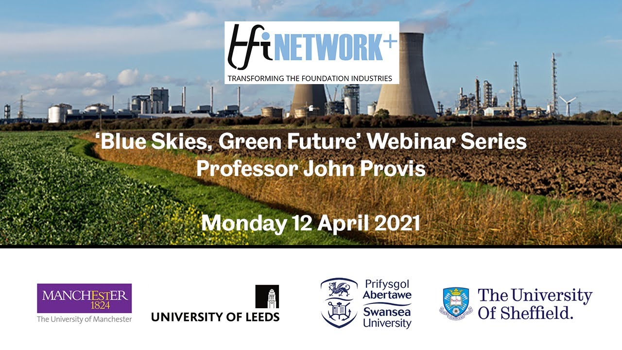 Blue Skies, Green Future Webinar #1 - Professor John Provis - YouTube