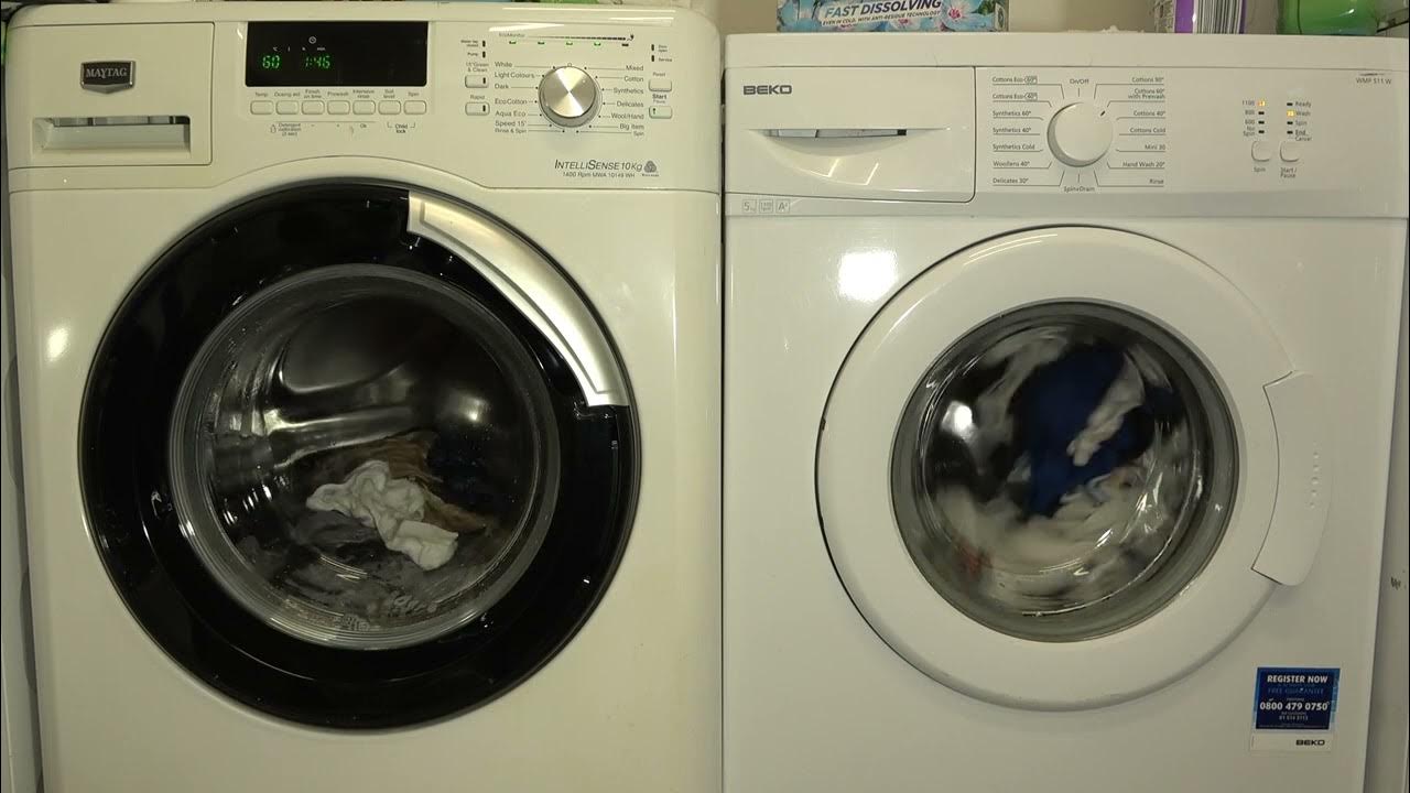 Wash Race / Maytag intellisense vs. Beko slimline - Cotton 60'c + pre ...