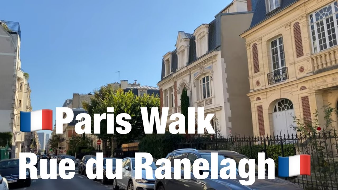 🇫🇷Paris Walk Rue du Ranelagh🇫🇷 - YouTube