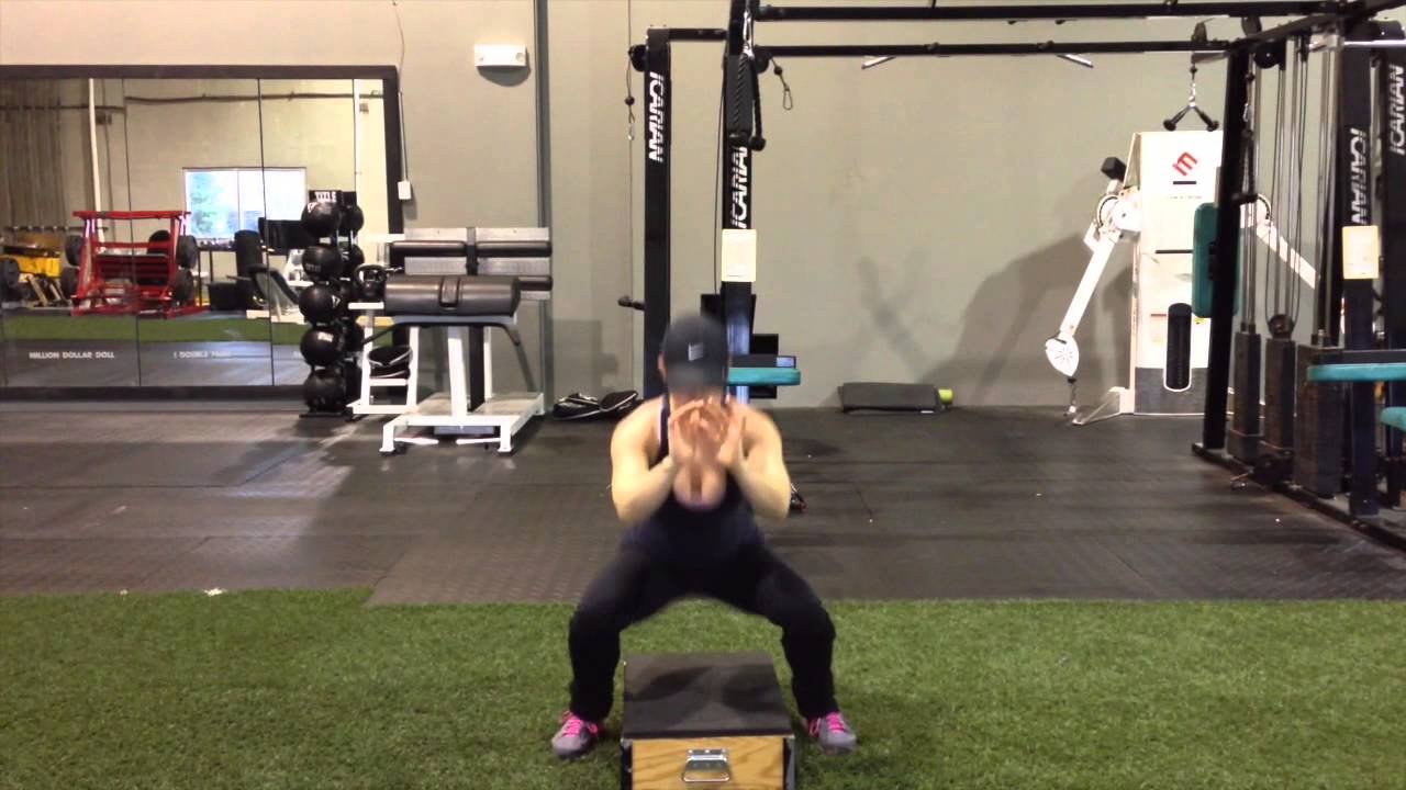 How to do Bench Pop Squats - YouTube