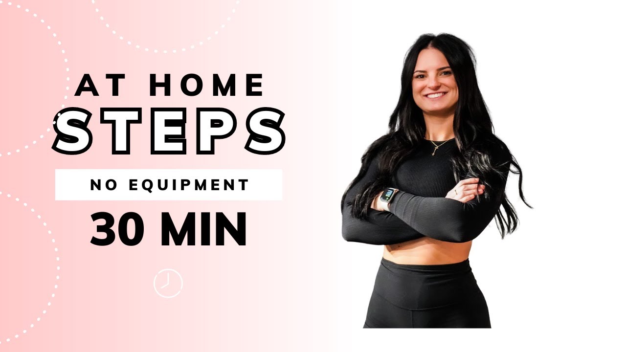 Step Into Fitness: Energizing At-Home Step Workout Routine! - YouTube