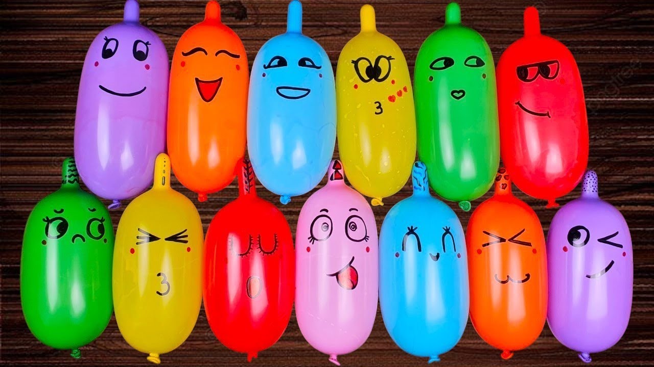 Satisfying Video | DIY How To Make Rainbow Milk Balloons From Mixing ...