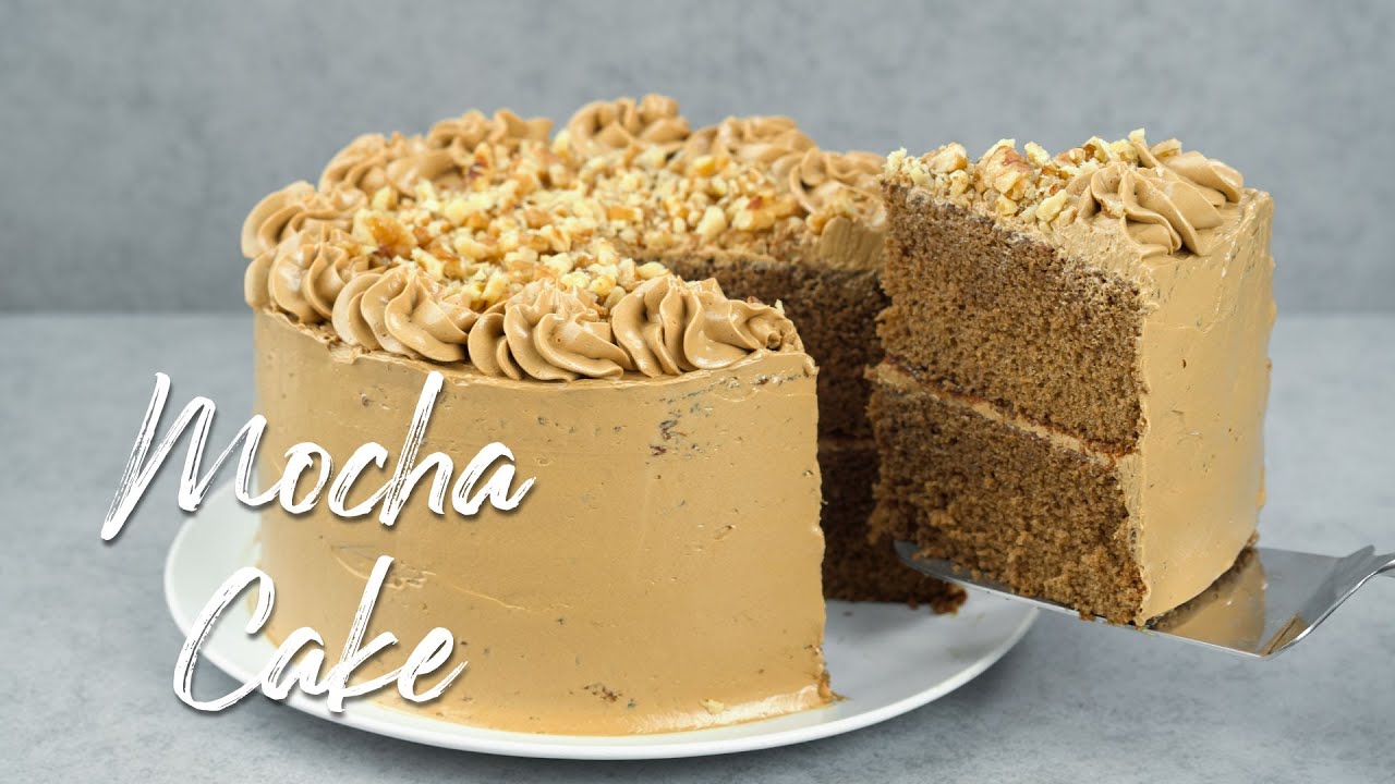 MOCHA CAKE | Baking Simpol - YouTube