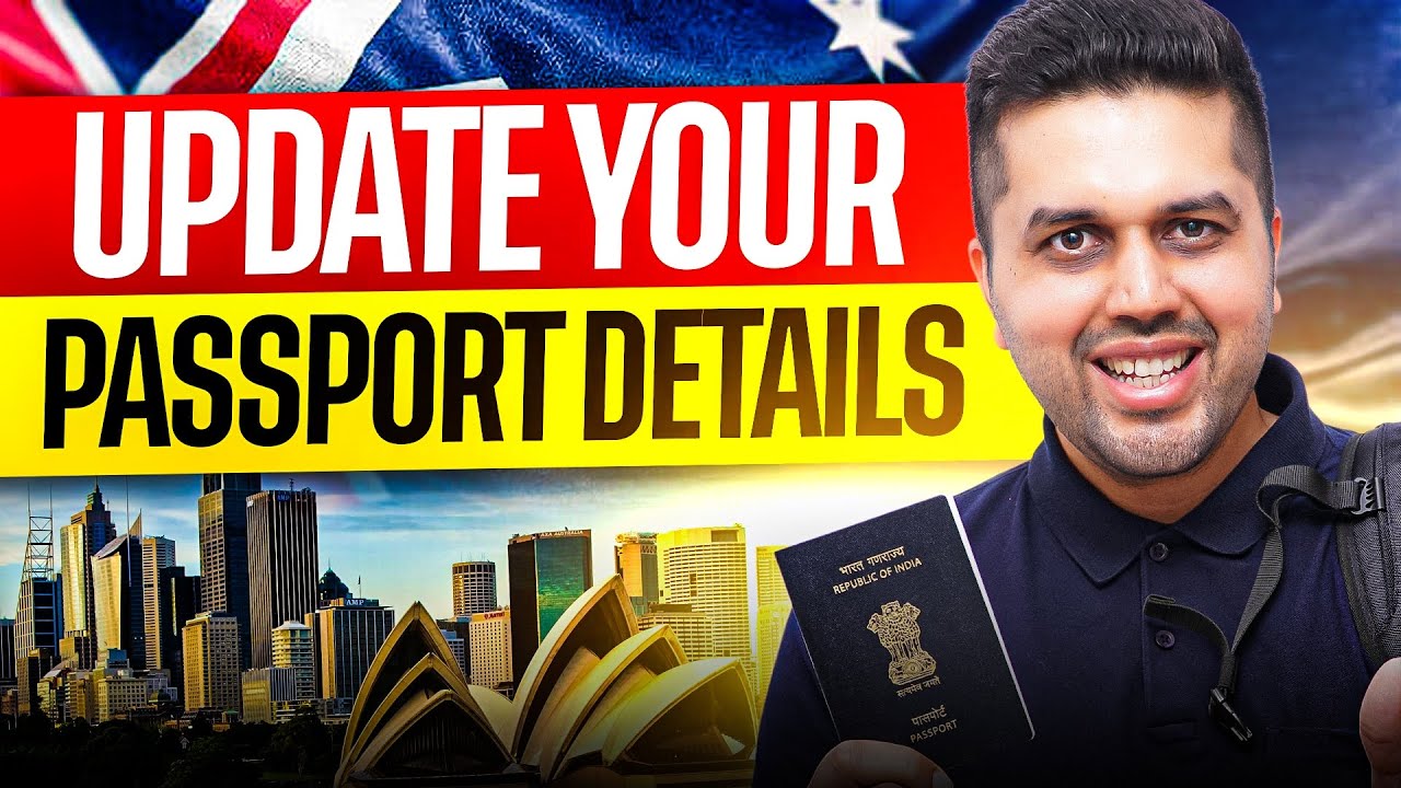 How to Update Passport Details and Personal Details in Immi Account in ...