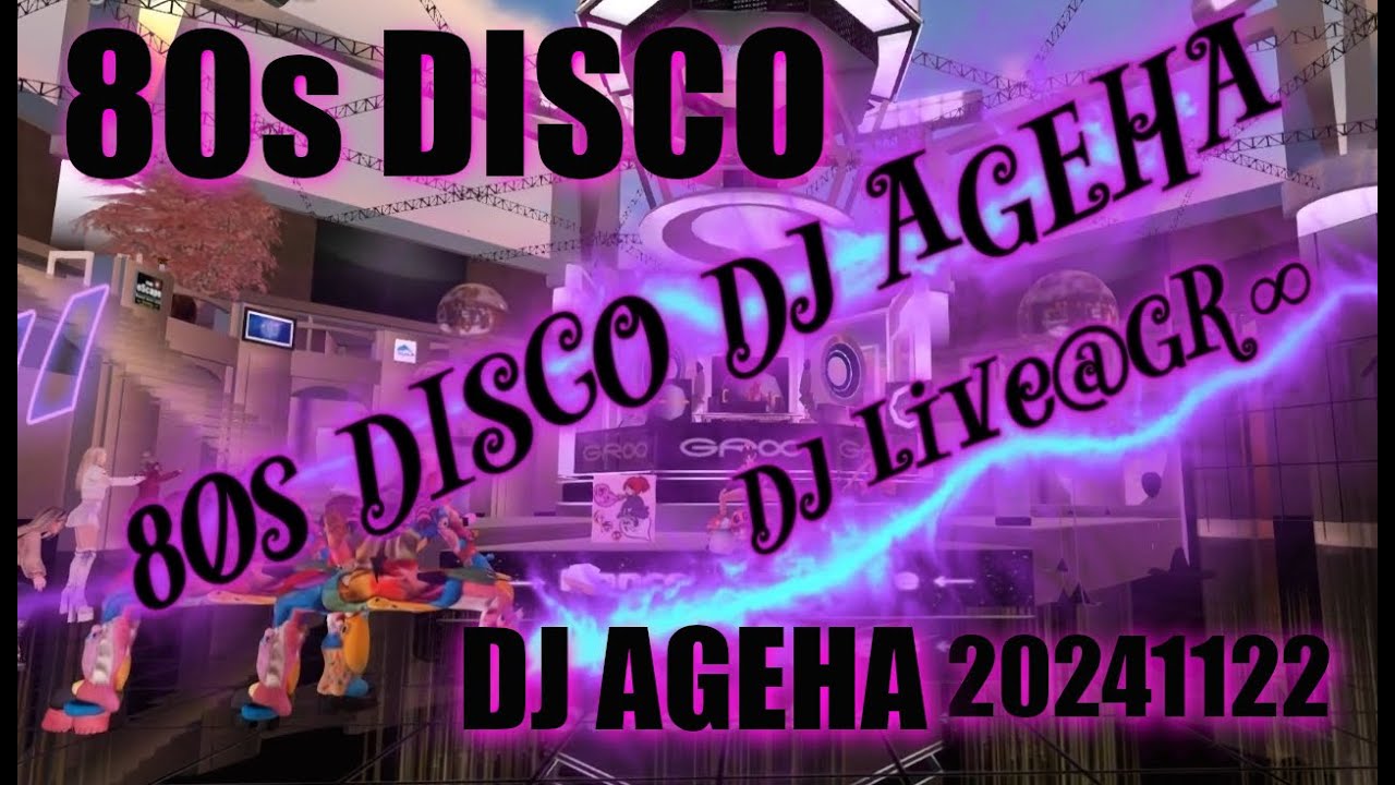 PV(2mins) 80sDISCO DJ AGEHA 20241122 - YouTube