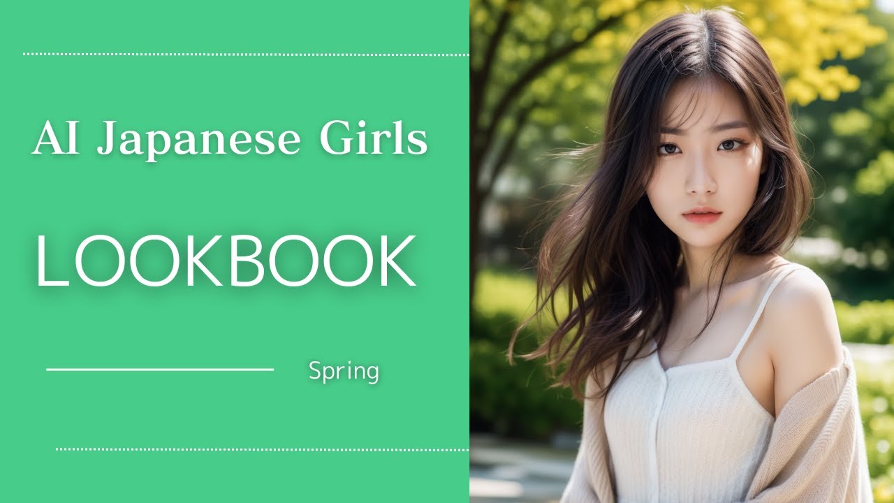 [ai Japanese girls] Spring Fashion Lookbook. - YouTube