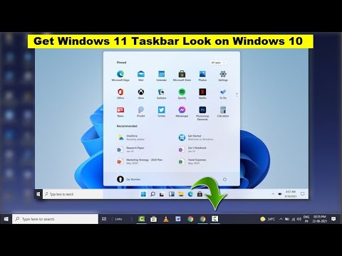 How to Get Windows 11 Style Centered Taskbar Icons on Windows 10 - YouTube