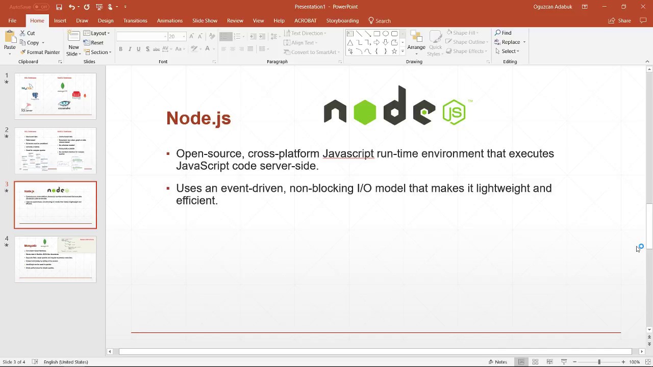 Node Js Mongodb Part 1 Sql Vs Nosql Databases Youtube