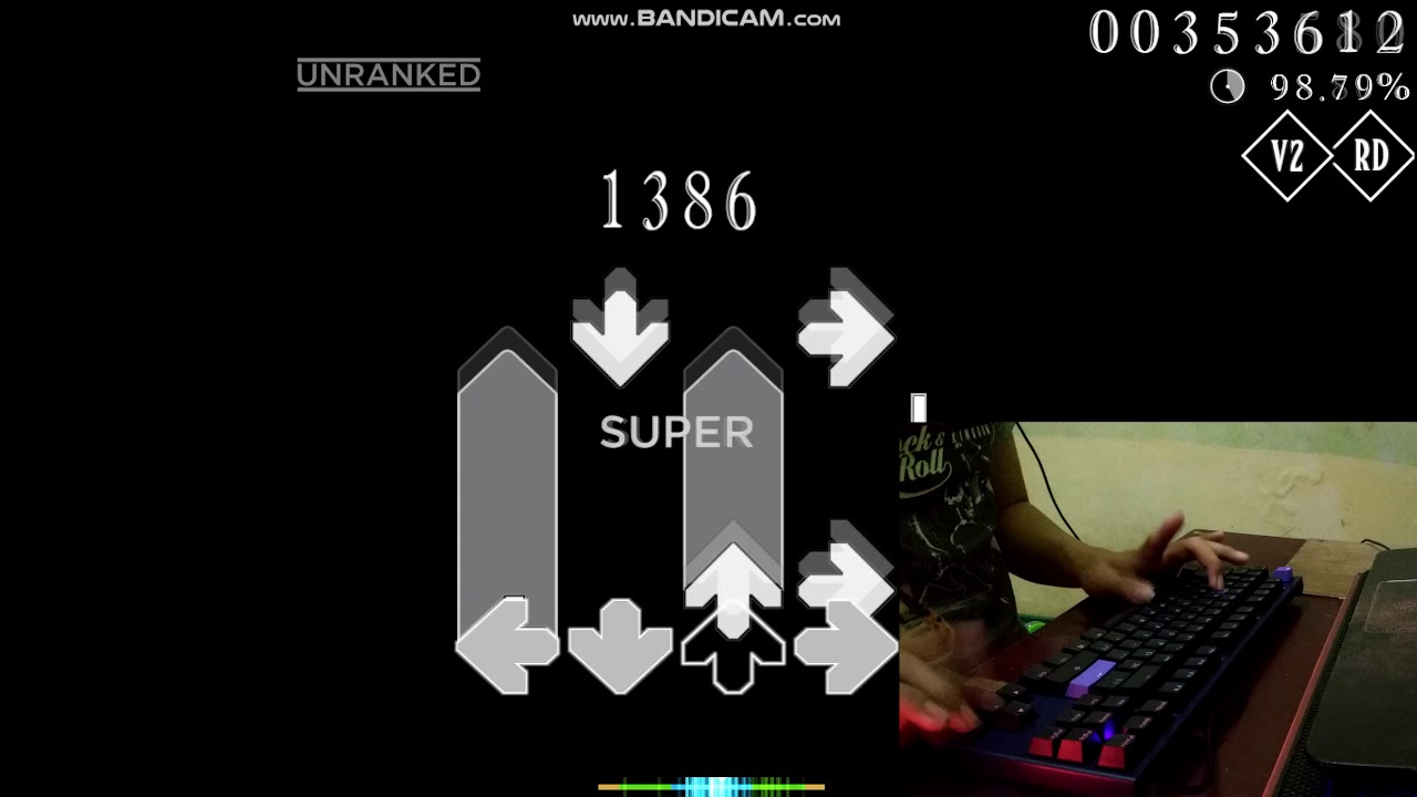 Osu!mania liveplay with thumb finger style - YouTube