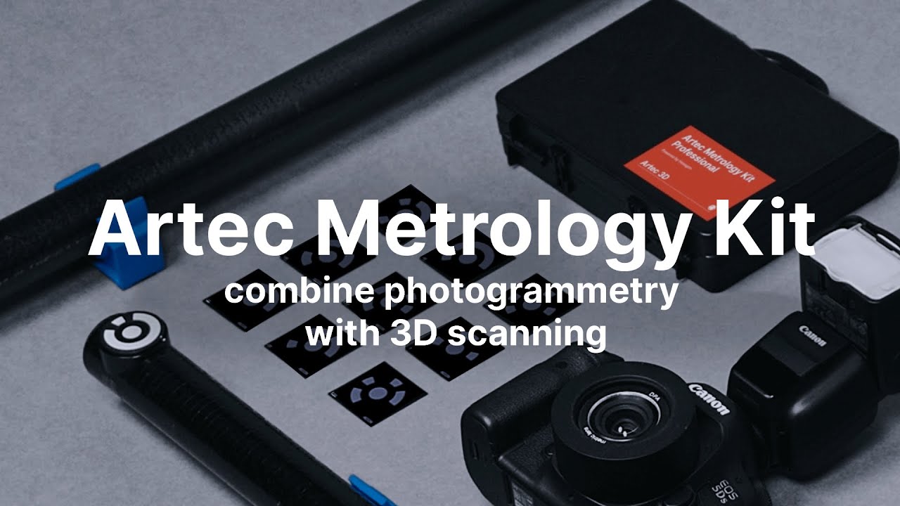 Artec Metrology Kit: Combine photogrammetry with 3D scanning - YouTube