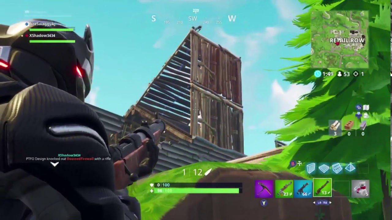 Crazy Fortnite game play - YouTube