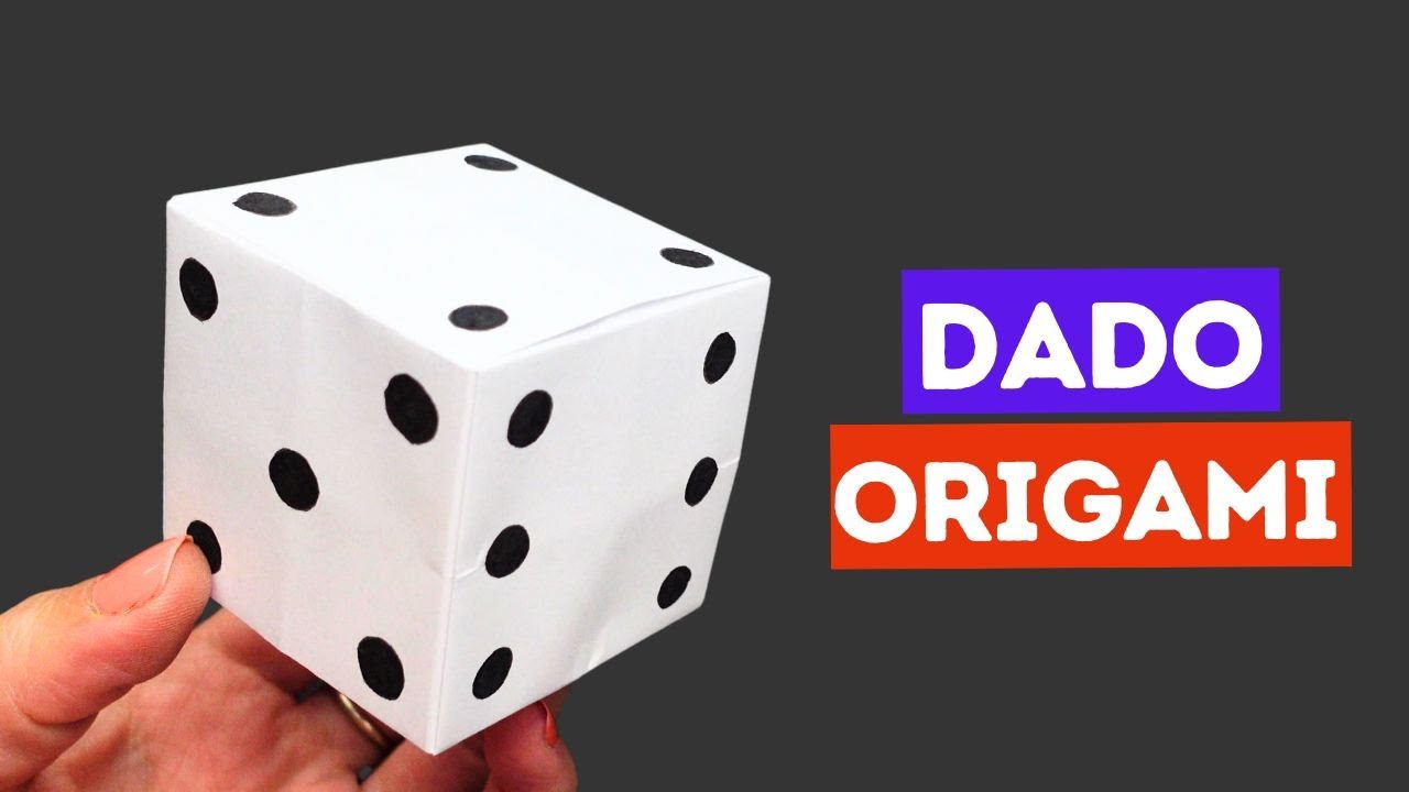 🎲 Cómo hacer un dado de papel ¡Fácil! - YouTube
