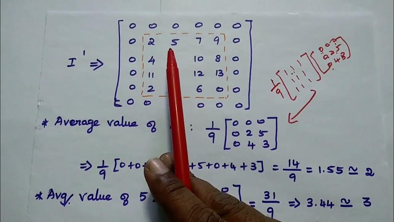 DIP - Linear Filter - Mean Filter - Average Filter - Smoothing filer- Problems solved - YouTube