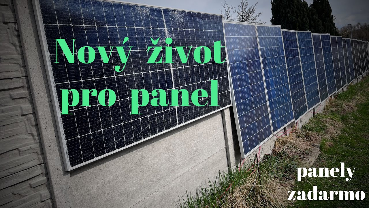 Poškozené FV panely a jejich využití - YouTube