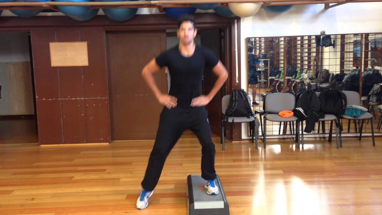 Squats With Step - YouTube
