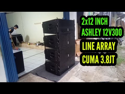 paket sound murah berkualitas line array 12 double cuma 3.8jt - YouTube