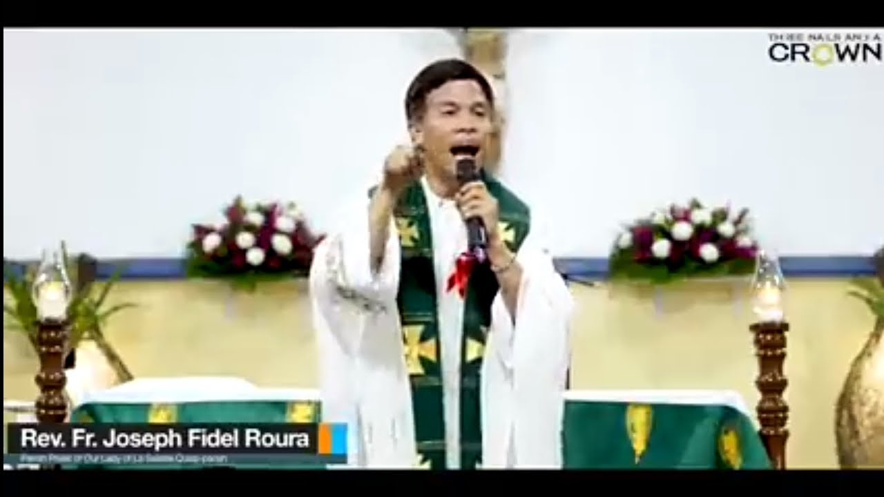 Fr JOSEPH FIDEL ROURA | BEST HOMILY | mass today 2022 - YouTube