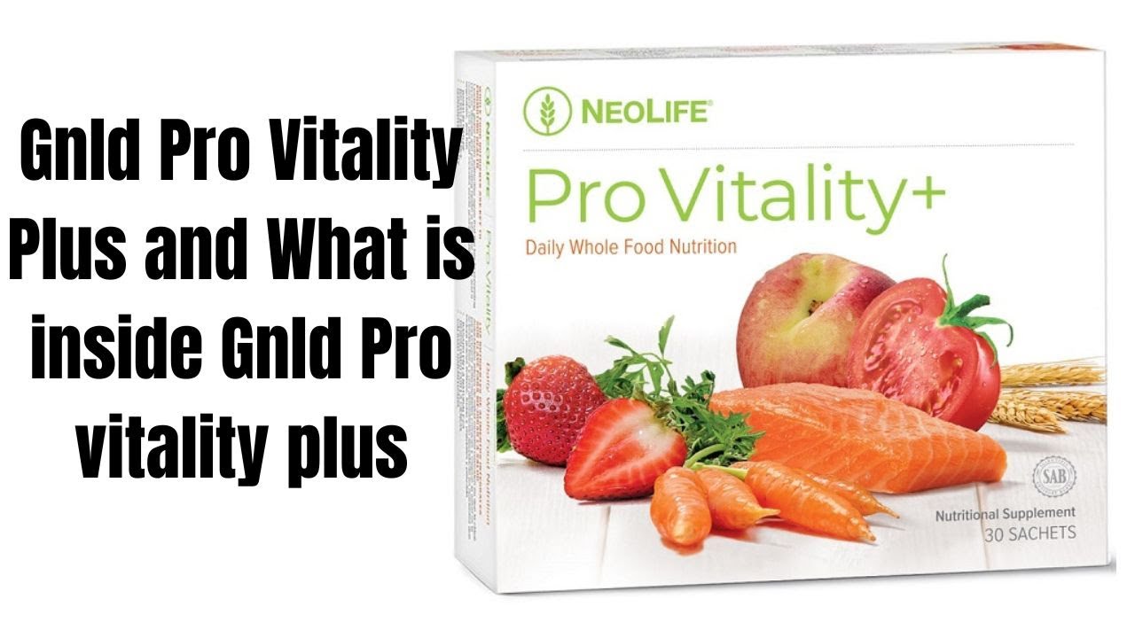 Gnld Pro Vitality Plus and What is inside Gnld Pro vitality plus - YouTube