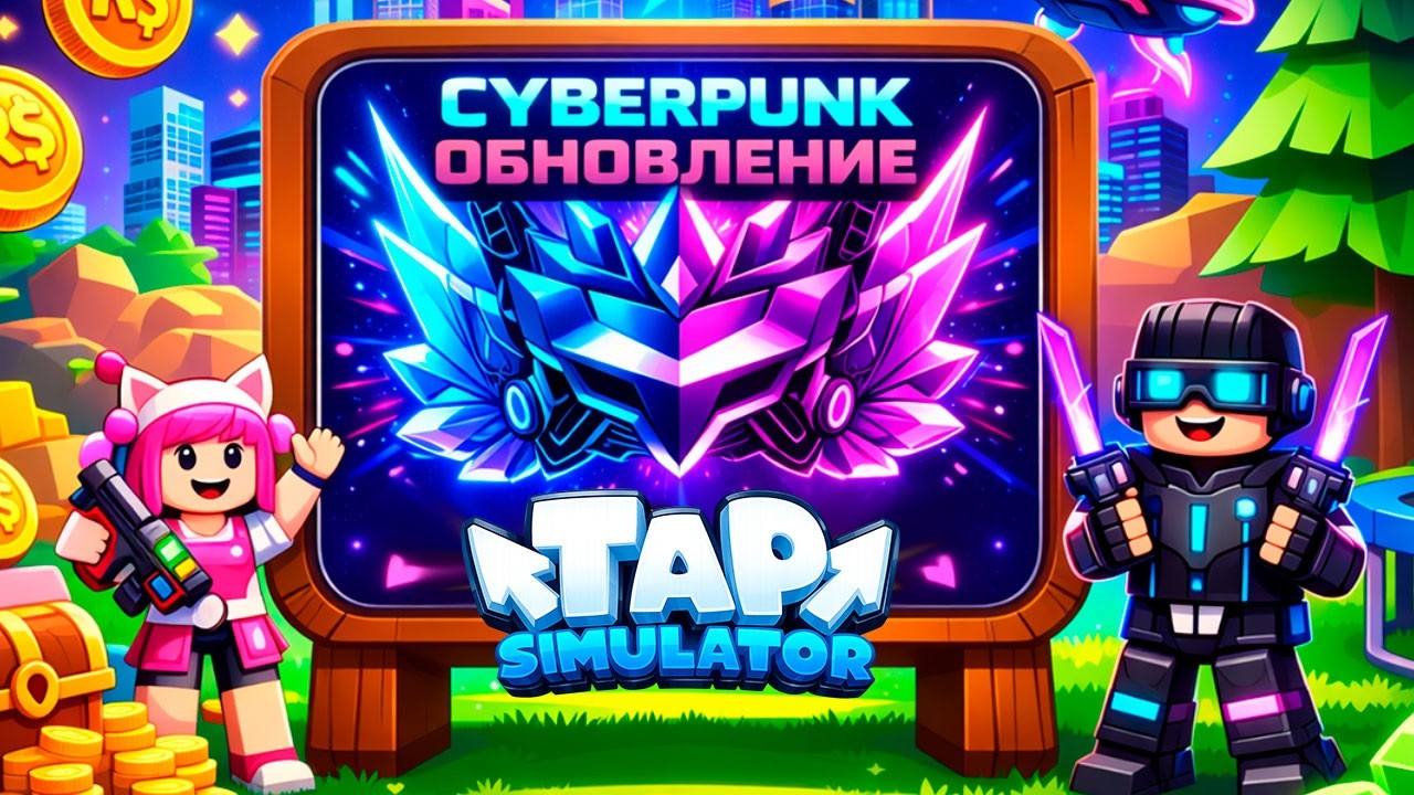 КИБЕРПАНК ОБНОВЛЕНИЕ В TAP SIMULATOR РОБЛОКС! ROBLOX - YouTube