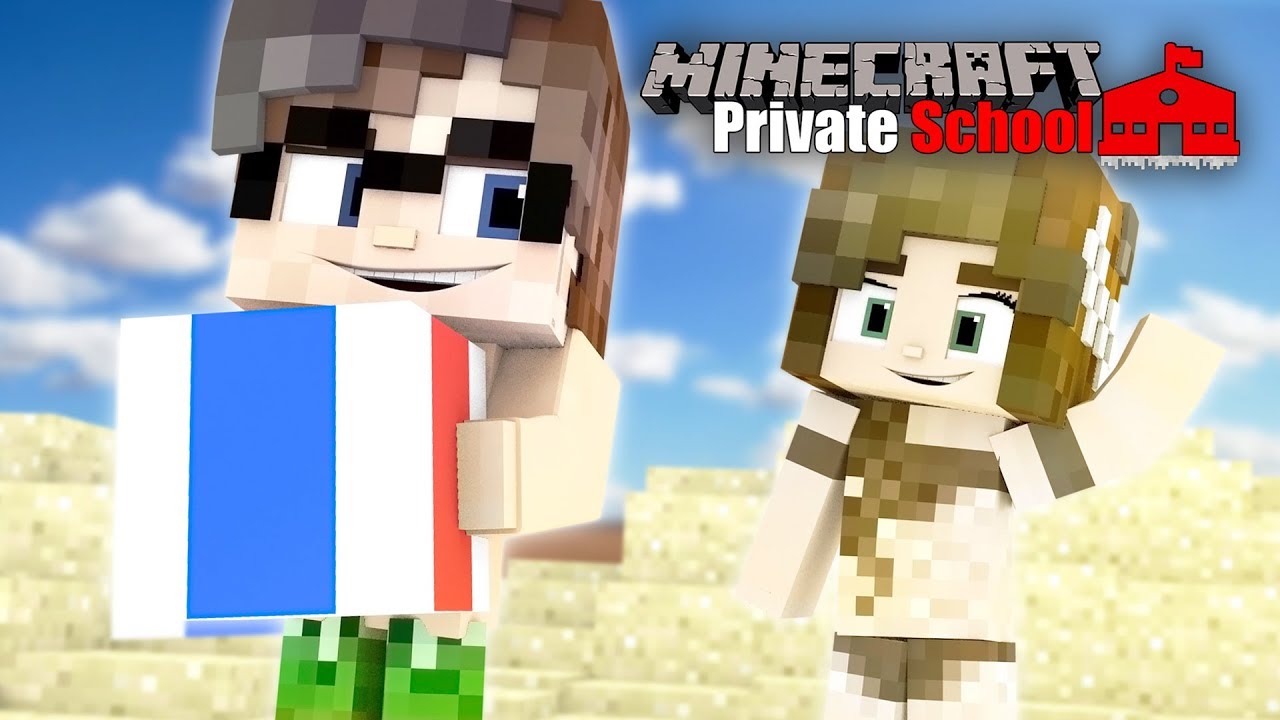Beach Party! | Minecraft Private School [S1: Ep.11 Minecraft Roleplay ...