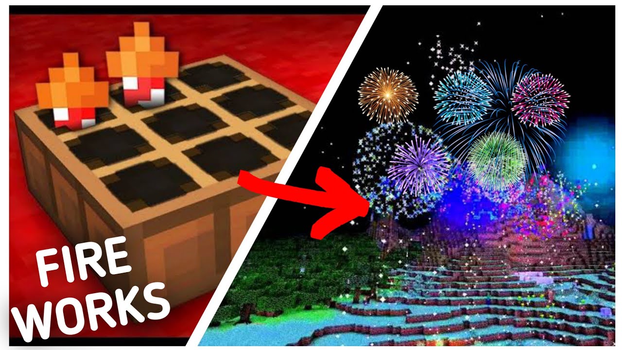 I Made A FIREWORK Show In MINECRAFT Just Like Disneyland (FUN🎆🎇🧨) - YouTube