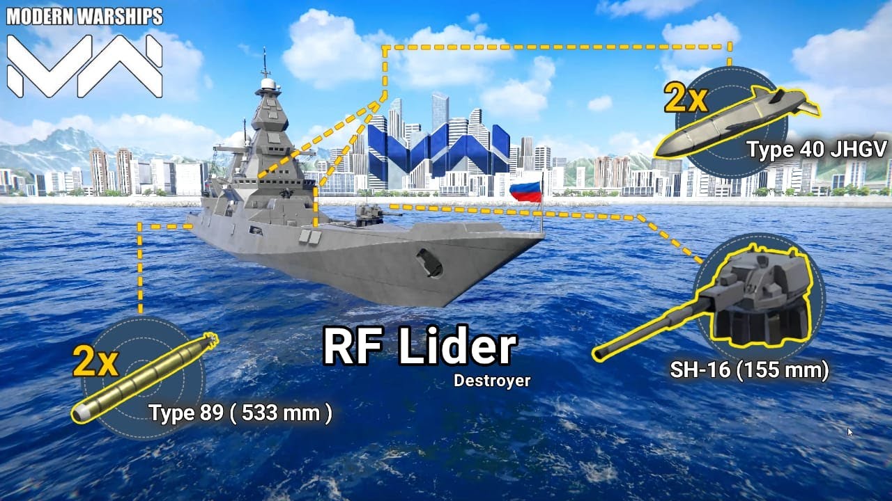 RF Lider easy kill Build with Type 40 and SH - 16 combo attack / MODERN ...