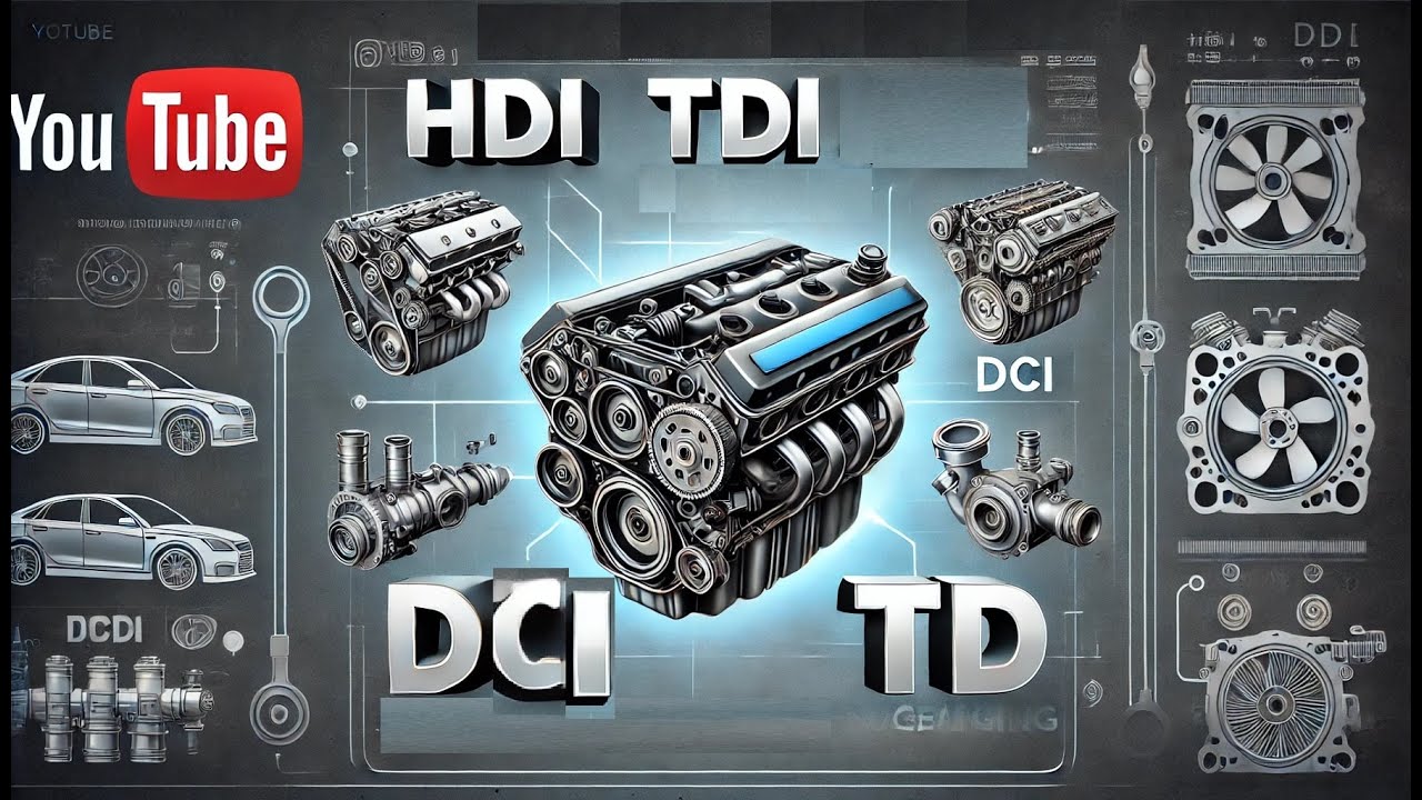 HDI, TDI, JTD, DCI, TD engines... Discover their meaning ! - YouTube