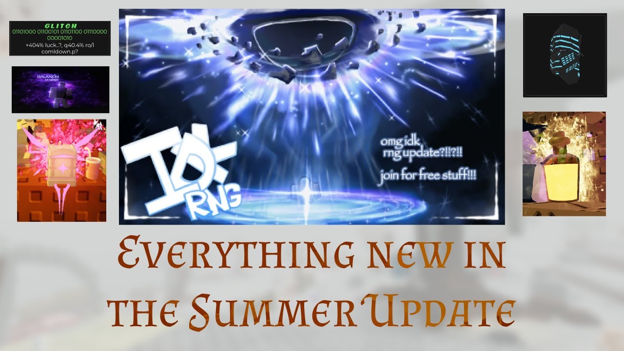 The New Idk Rng Update ! | Summer Update - YouTube