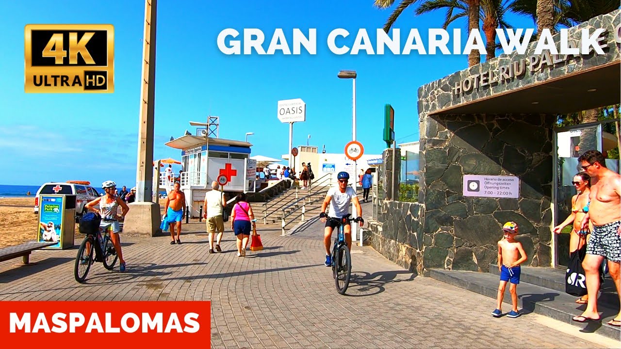 Gran Canaria Maspalomas Promenade Canarias Walk 🔴 September 4, 2021 ...