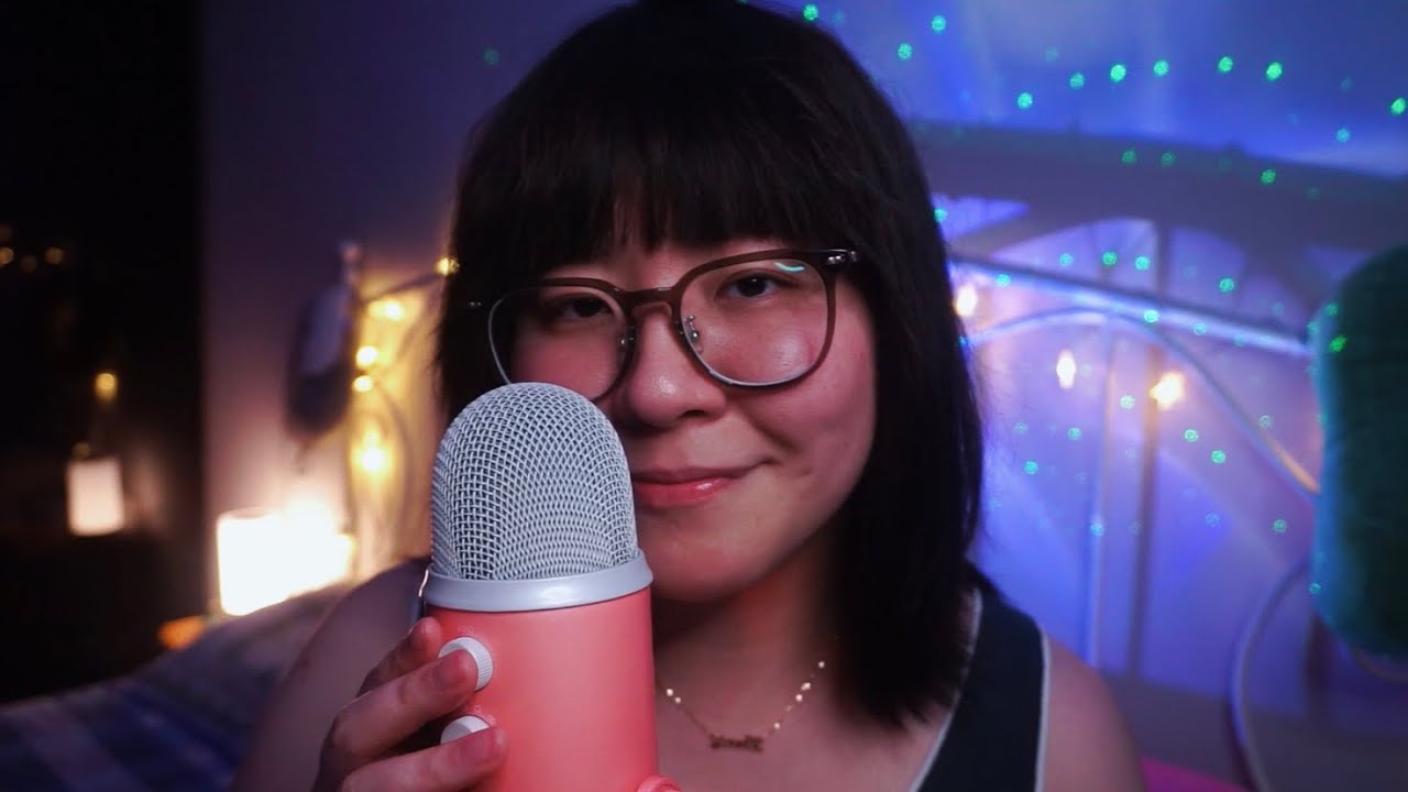 Asmr Upclose inaudible whispers and energy rain 🌧 (with background ...