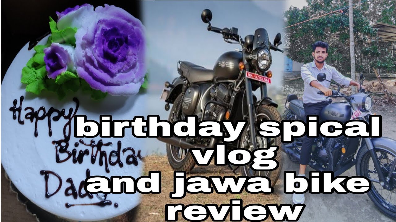 birthday🎂🎉 spical vlog আৰু jawa classic ownership review 🙂🙂 #jawa # ...