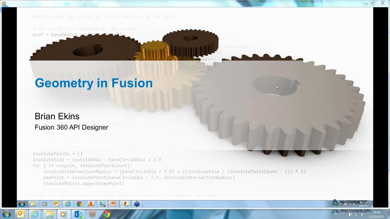 Fusion 360 Online Hackathon Session 6: Geometry in Fusion - YouTube