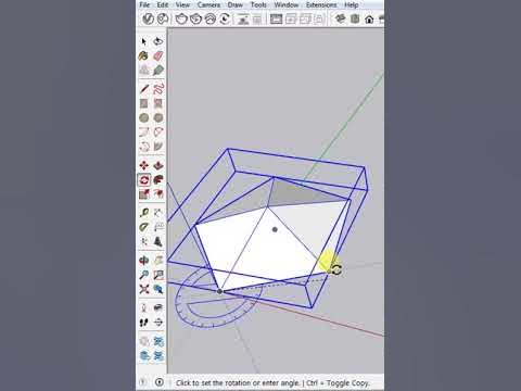 SketchUp Rotate Object to Align - YouTube